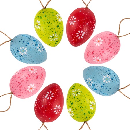 Set 8 oua colorate de Paste, OEM, 1.5 x 4 cm - eMAG.ro