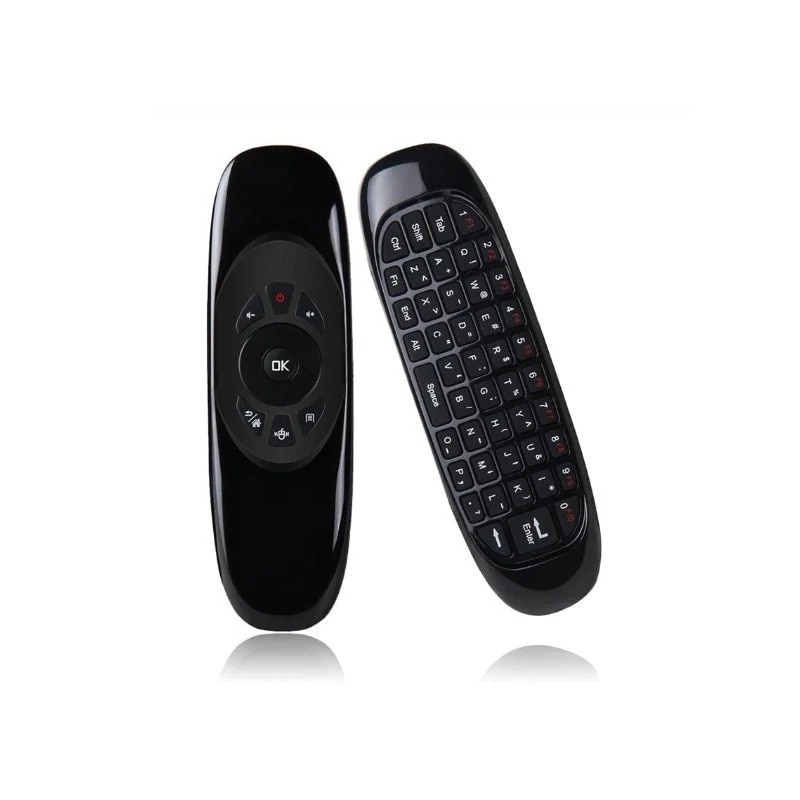 Tastatura Wireless Techstar® R15, QWERTY, Air Mouse, Telecomanda Mini ...