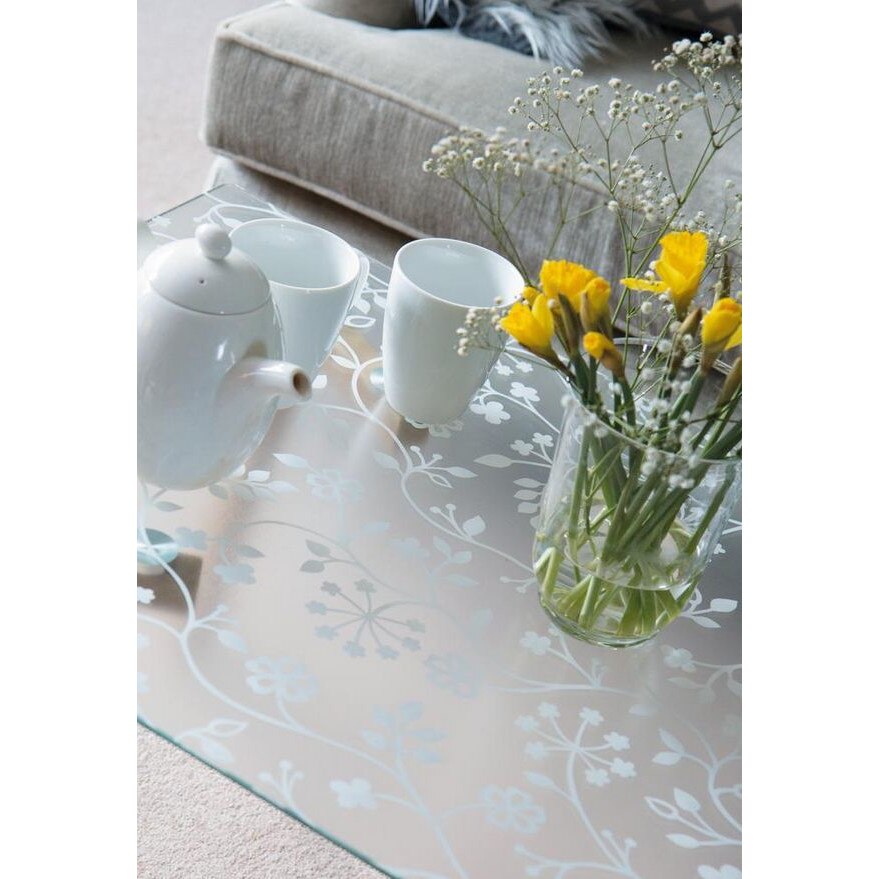 Autocoloant static pentru geam, D-c-Fix, G17, Model floral, Translucid ...