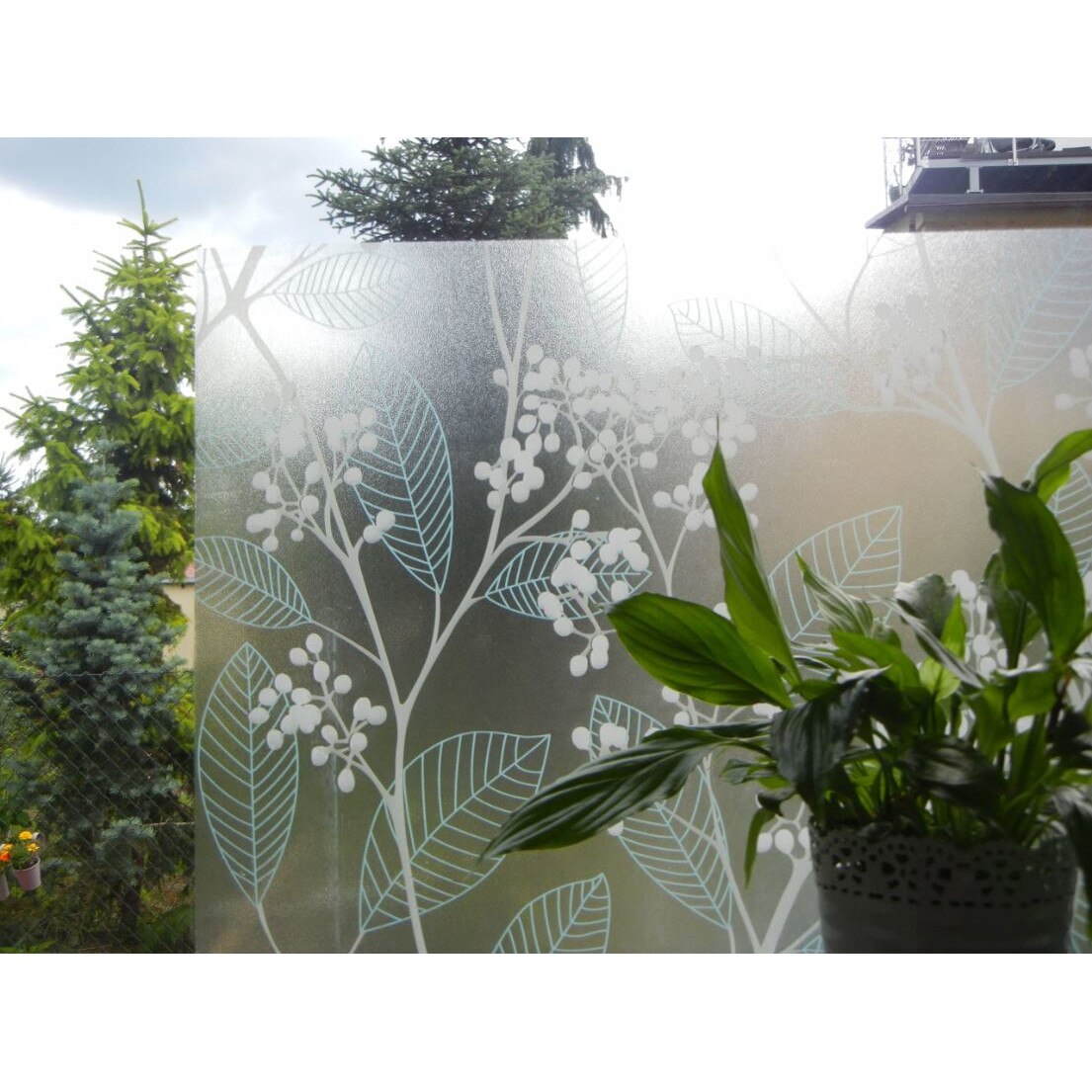 Autocoloant static pentru geam, D-c-Fix, G55, Translucid, 90 cm x 150 ...