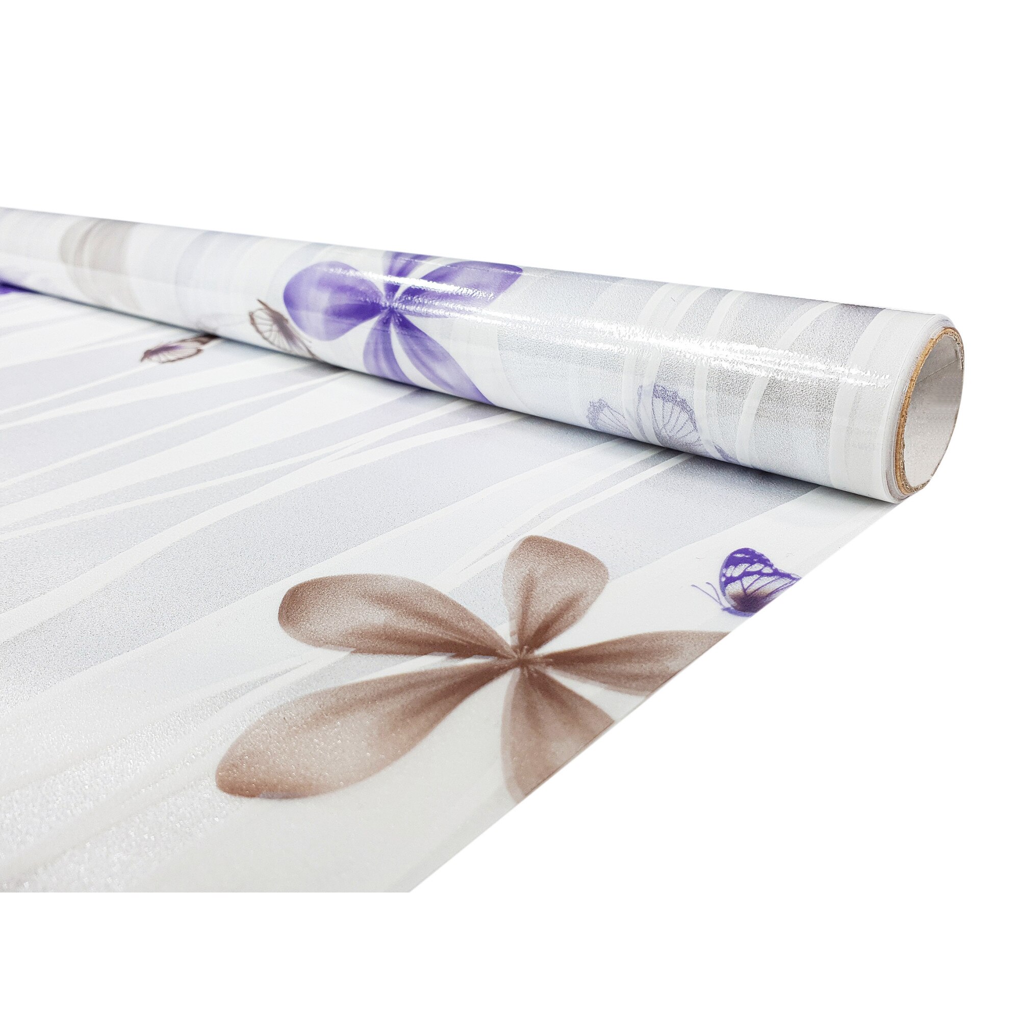 Autocoloant static pentru geam, D-c-Fix, G46, Model floral translucid ...