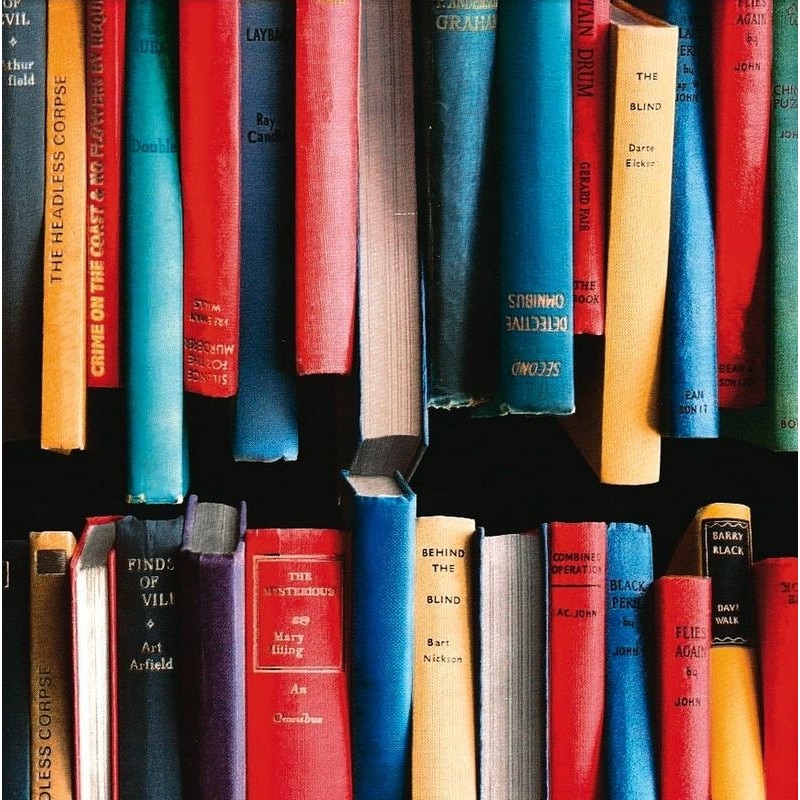 Folie PVC autoadeziva pentru mobilier Gekkofix Books W14, Multicolor ...