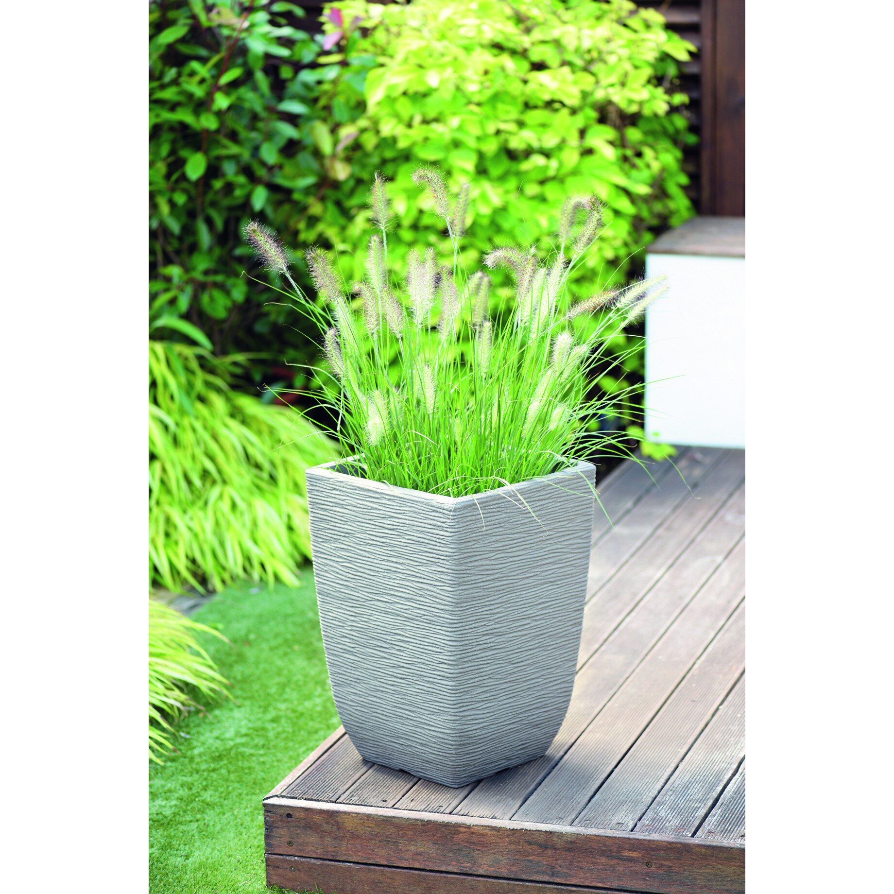 Ghiveci inalt Keter Cotswold Gri 33 cm 36 L - eMAG.ro