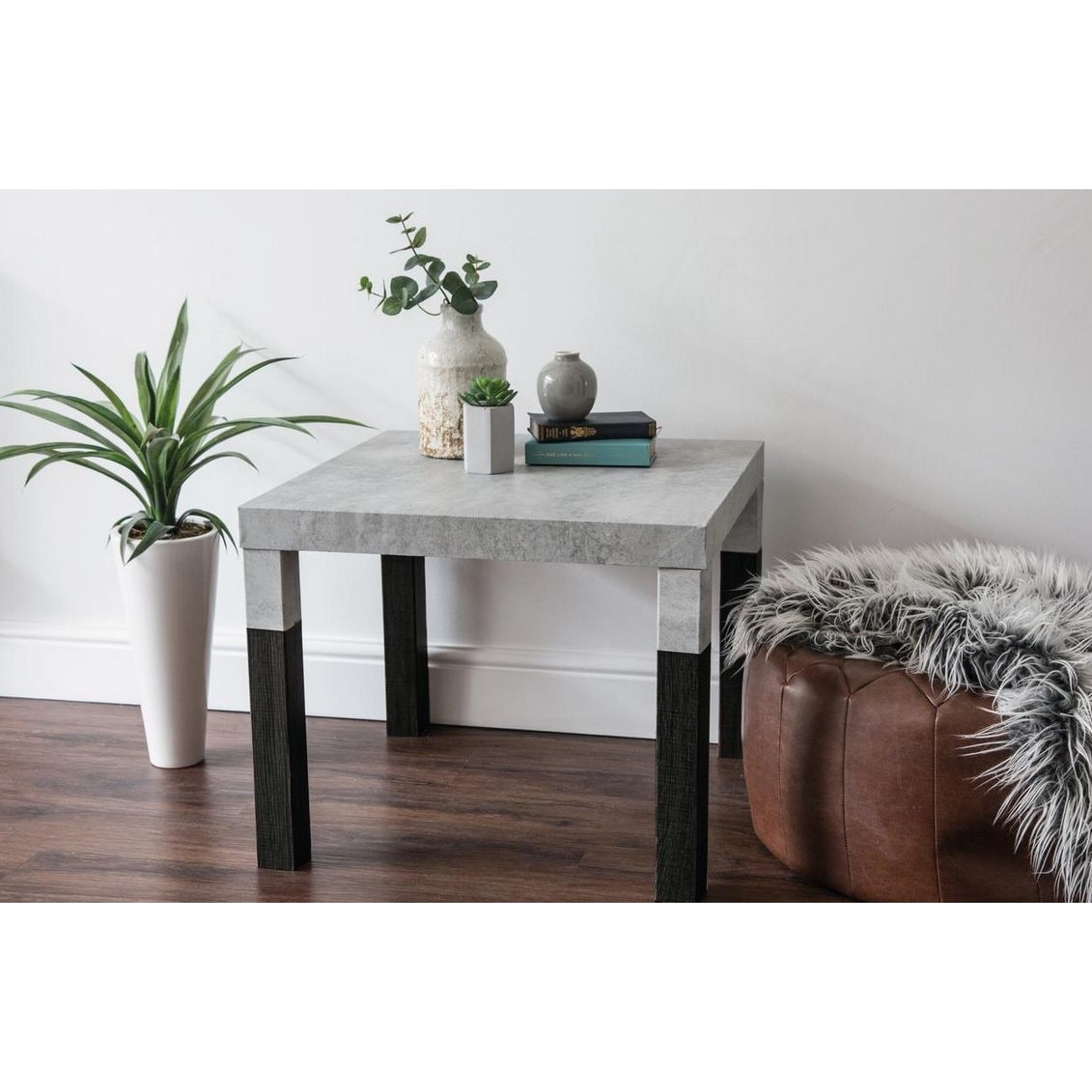 Sticker autocolant pentru mobila beton gri, 67.5 x 50 cm, DecoMeister ...