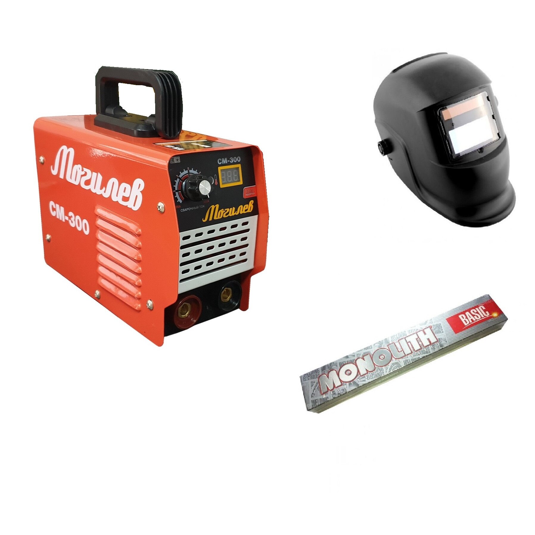 Pachet - Aparat de sudura tip invertor MMA Mogilev 300A, masca de ...