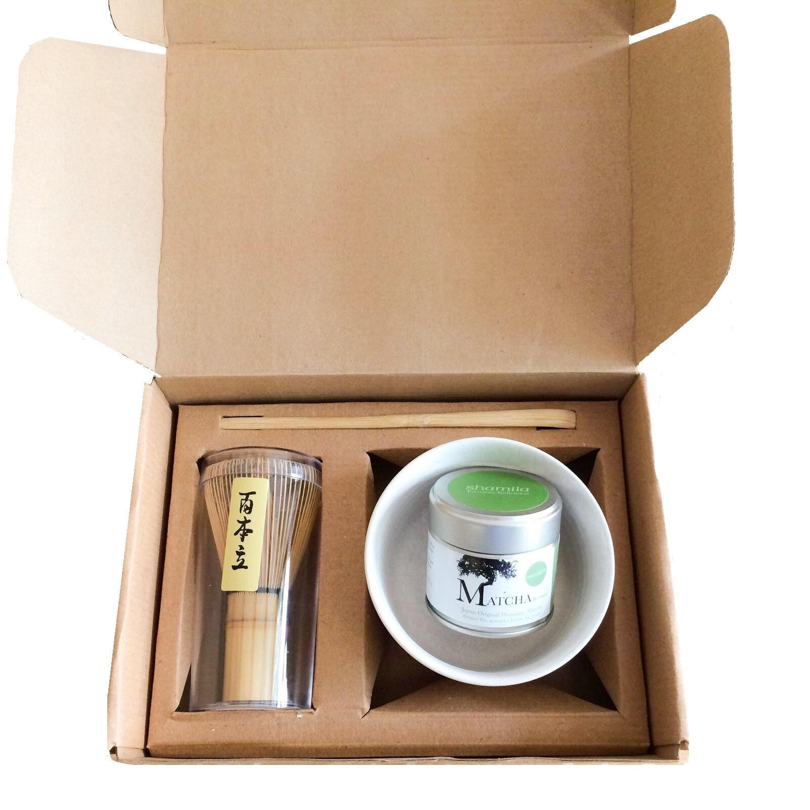 Set ceai, Matcha Super Kit cu bol negru - eMAG.ro
