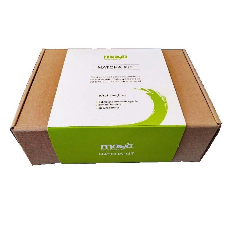 Set ceai, Matcha Kit cu bol negru - eMAG.ro