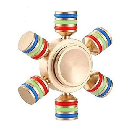 Fidget Spinner Metalic Hexagon - eMAG.ro