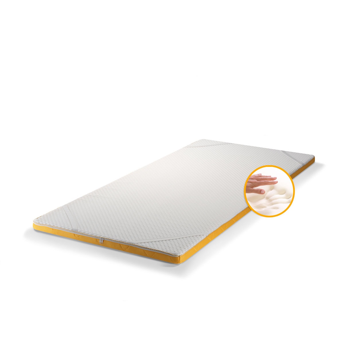 Topper Sleepmode Fresh Bubbles MEMORY Zipper, 200x200, 6 cm - eMAG.ro