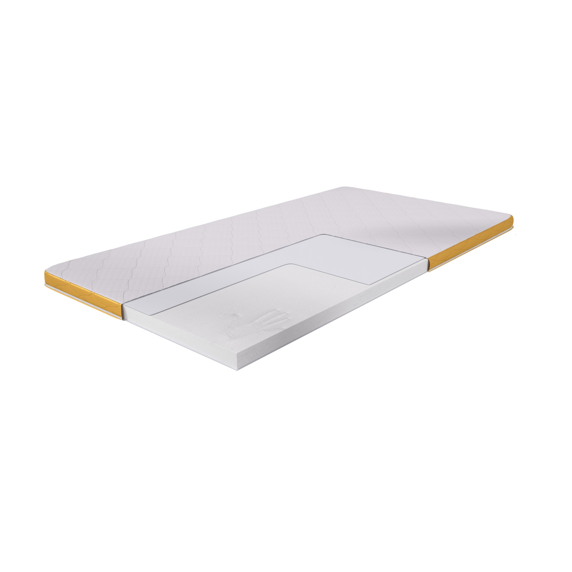 Topper, Sleepmode Fresh Bubbles MEMORY Fermoar, 130x200, 6 cm - eMAG.ro