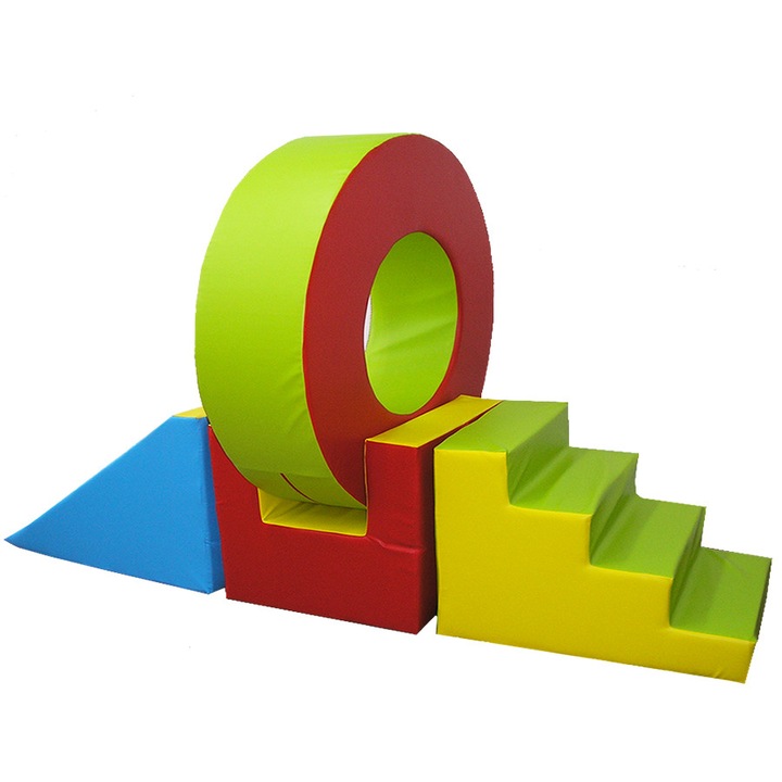 Set traseu obstacole Afirmacja, Multicolor, 4 piese - eMAG.ro