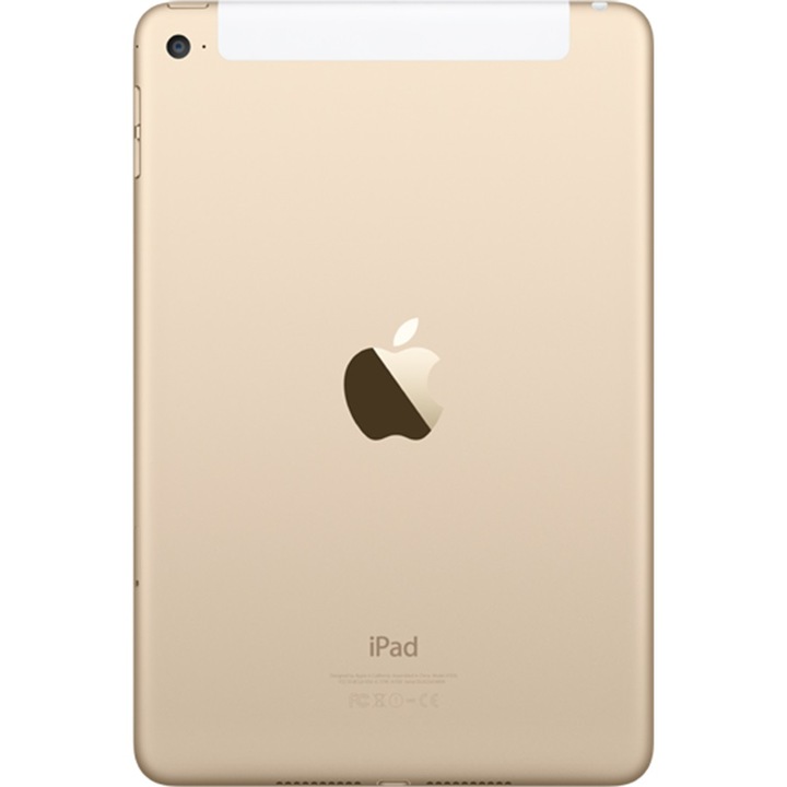 Apple iPad mini 4, Cellular, 128GB, 4G, Gold - eMAG.ro