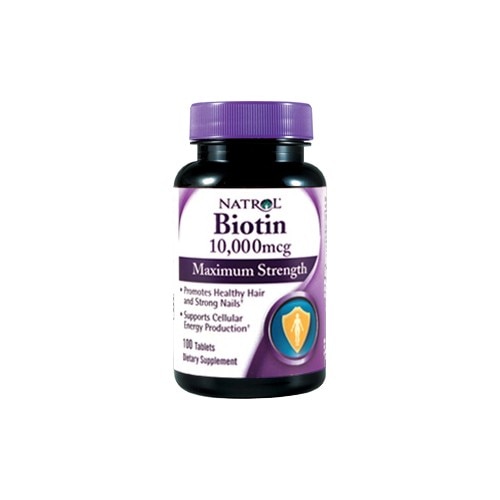 Биотин/Витамин Б7 Natrol Biotin Maximum Strength 10,000mcg, 100 tabs ...