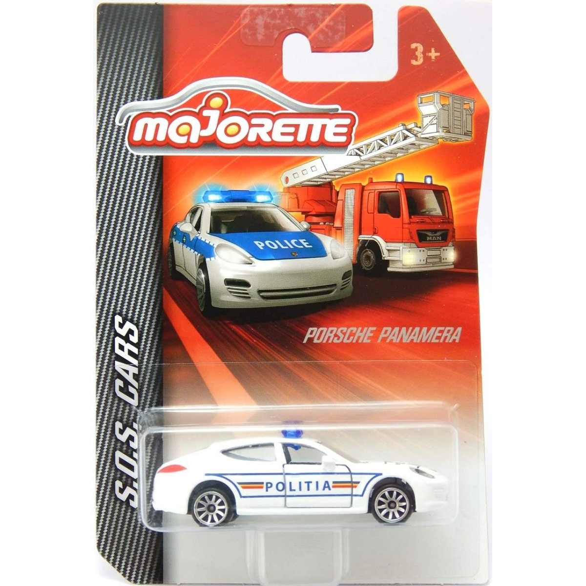 Masinuta de interventie Majorette 1:64, Politie - eMAG.ro