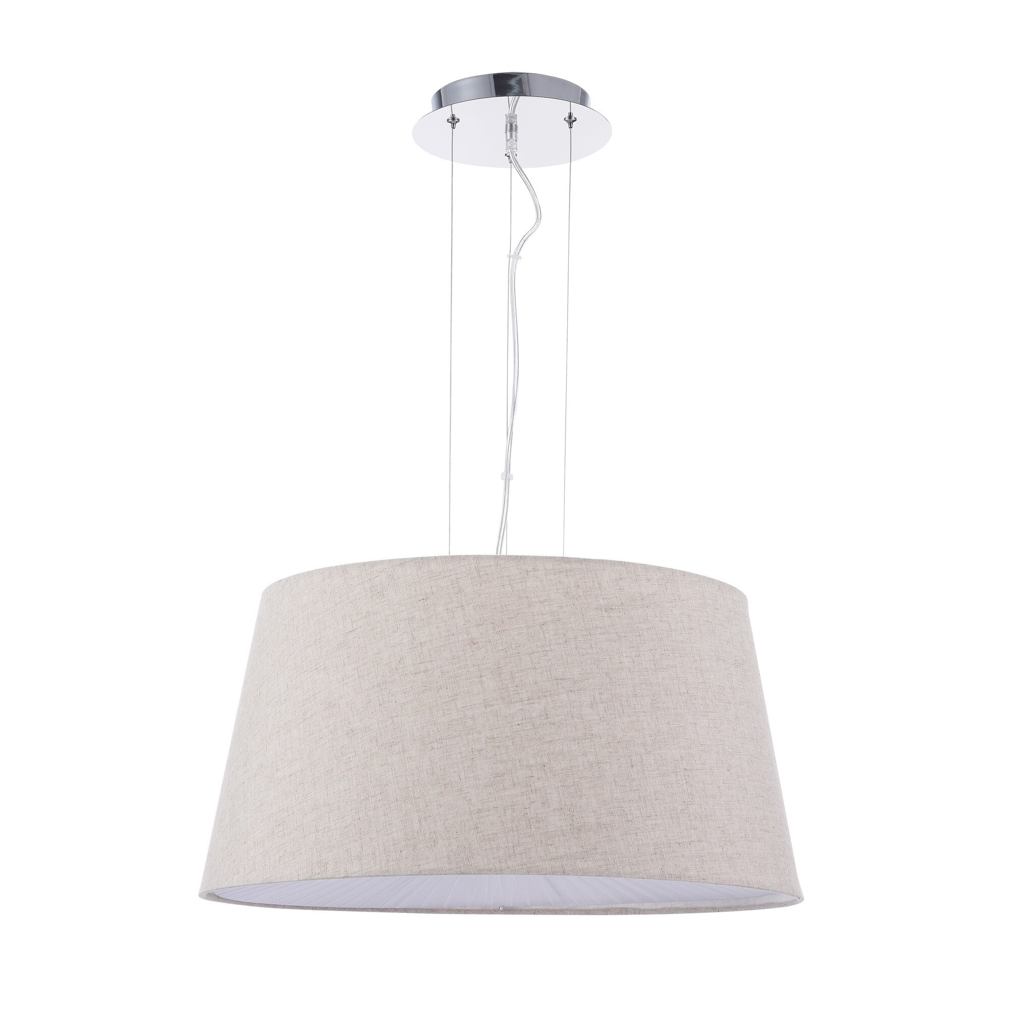 Lustra Calvin, Maytoni, LED, E27, 4 x 60 W, Gri - eMAG.ro