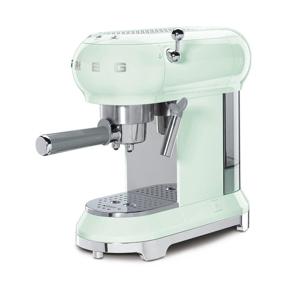 Espressor Smeg ECF01PGEU, 1350 W, 15 bar, pastel verde - eMAG.ro