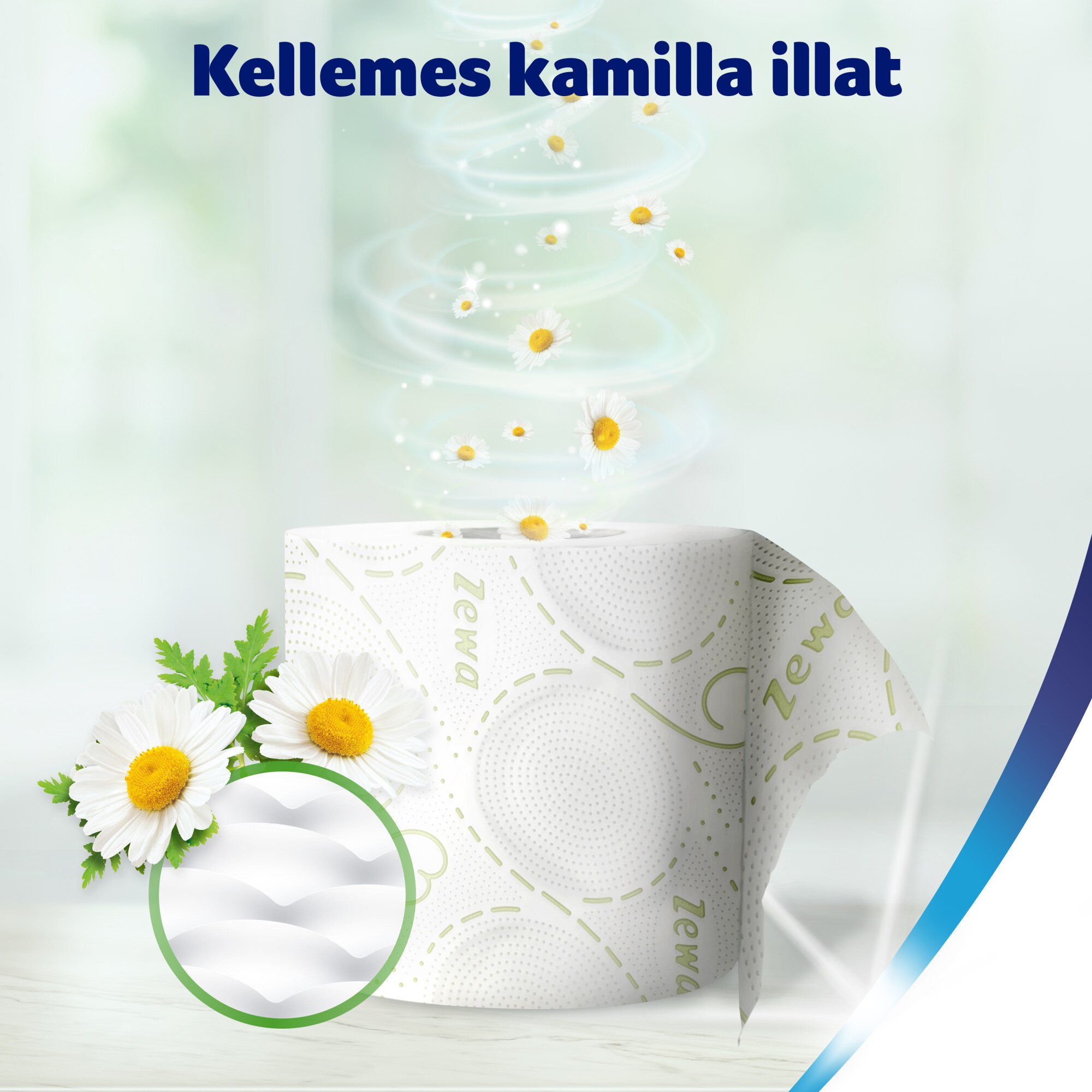Zewa Deluxe 3 rétegű toalettpapír, 16 tekercs, Kamilla - eMAG.hu