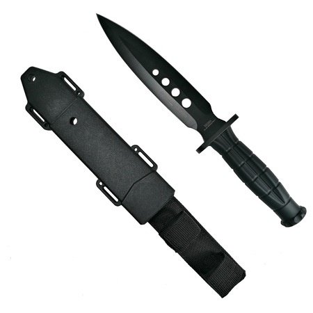 Нож ideallstore, военно острие, черно, 30 cm - eMAG.bg