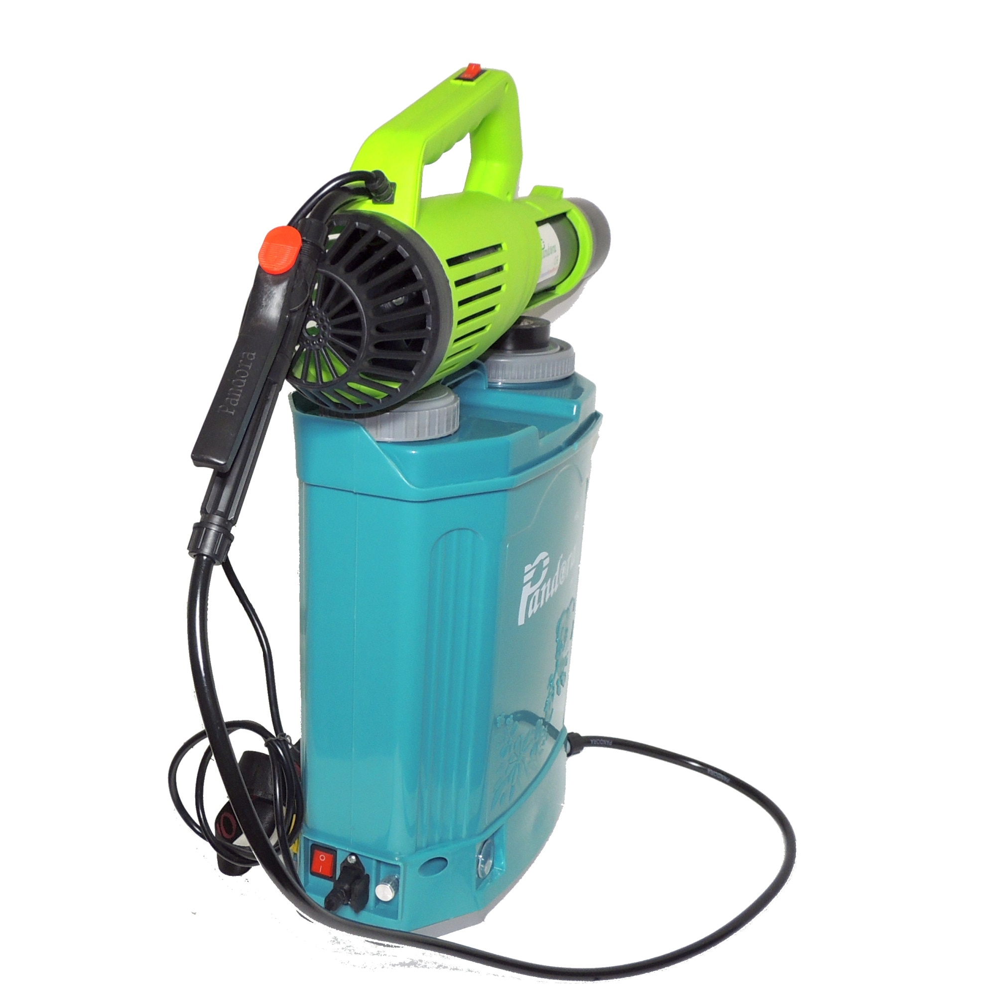 Pandora növényvédelmi csomag, 16 liter, 12V, 8Ah, elektromos permetező ...