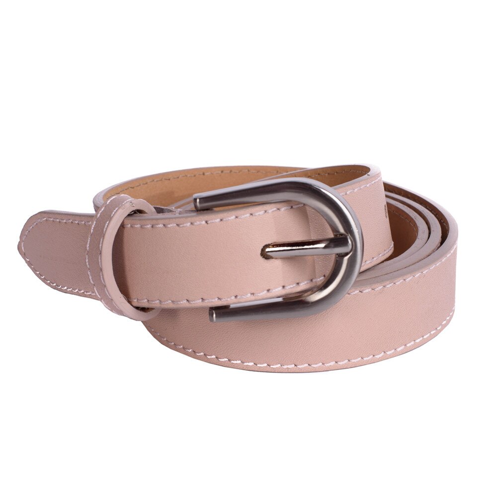 Curea roz dama din piele naturala 002 - eMAG.ro