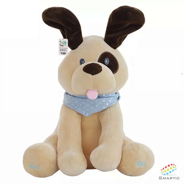 Jucarie interactiva, Smartic®, Catelus de plus Cucu-Bau, Peek a Boo ...
