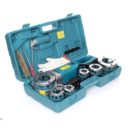 Masina electrica de filetat tevi de pana la 2 toli 1800W cu 6 bacuri de ...