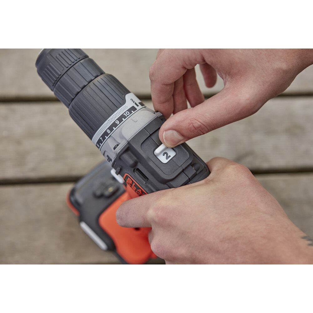 Акумулаторен ударен винтоверт Black & Decker BDCHD12S1, 12 V, 2 ...