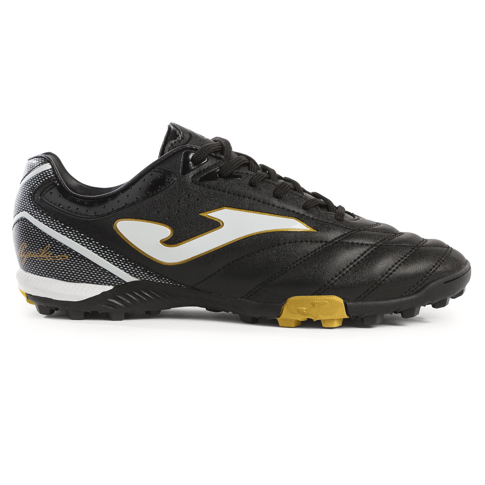 Ghete fotbal Joma Aguila 901 Turf, negru/alb, 40 - eMAG.ro