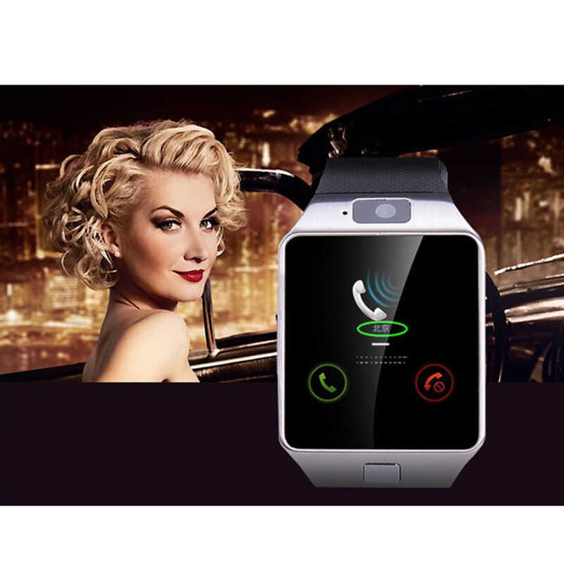 Смарт часовник Smart Watch Silver DZ09 със сим sd карта и камера - eMAG.bg