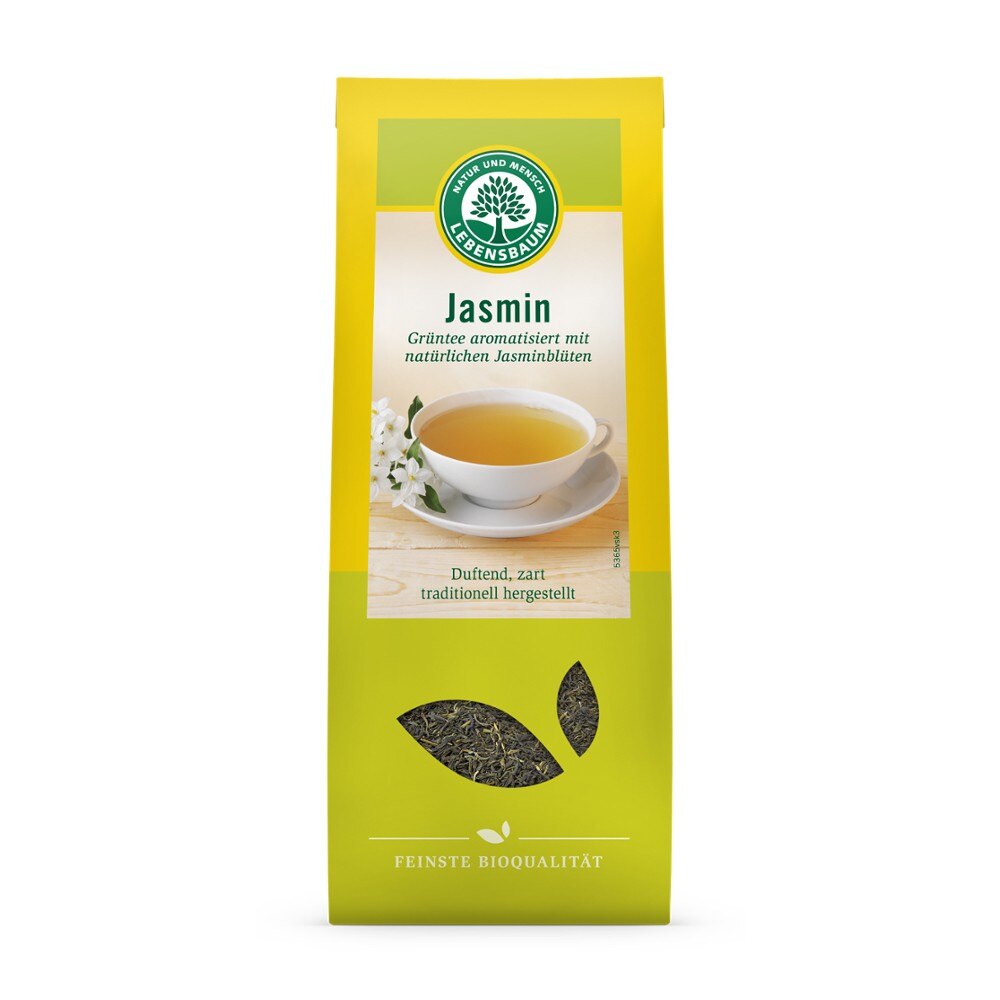 Ceai verde Jasmin bio, 75g, Lebensbaum - eMAG.ro