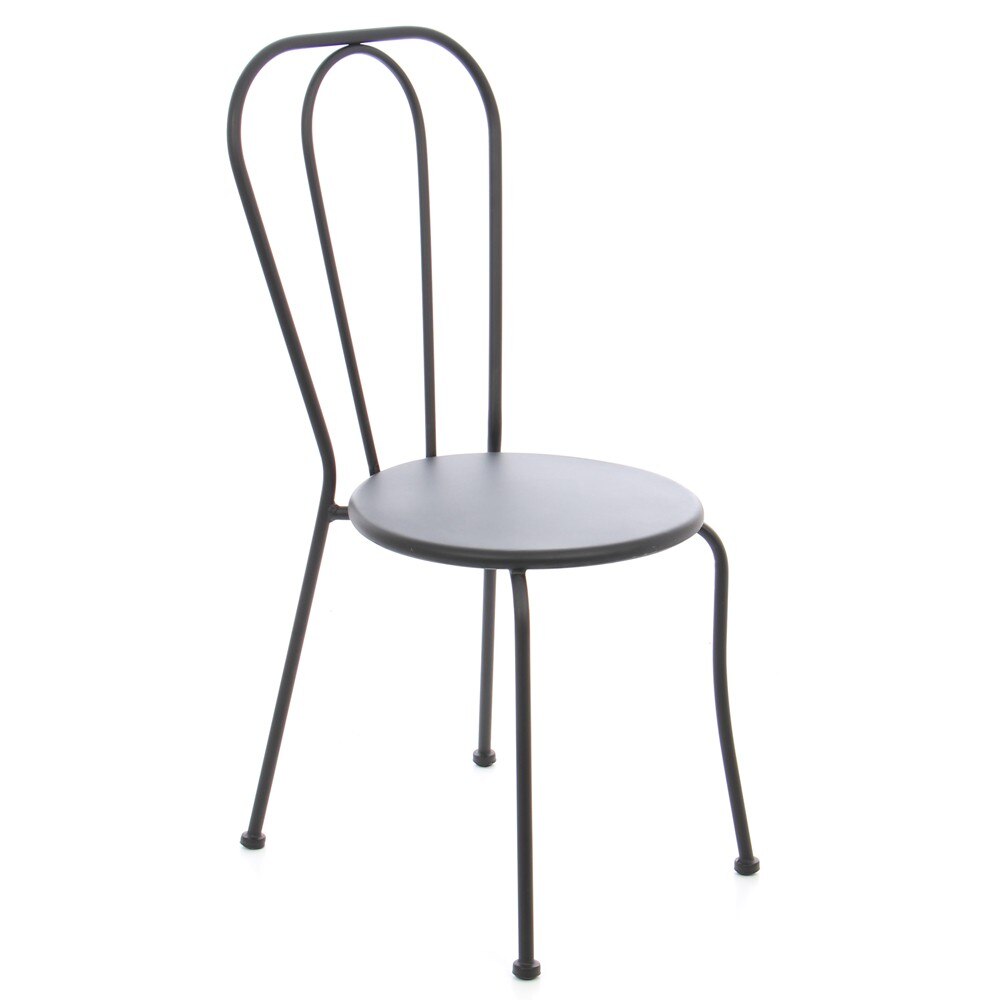 Scaun pentru gradina ISP, metal, gri - eMAG.ro