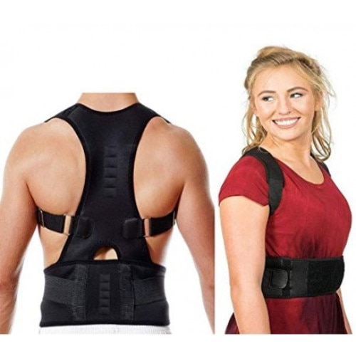 Corector postura ham negru indreptare spate 2XL coloana umeri Negru ...