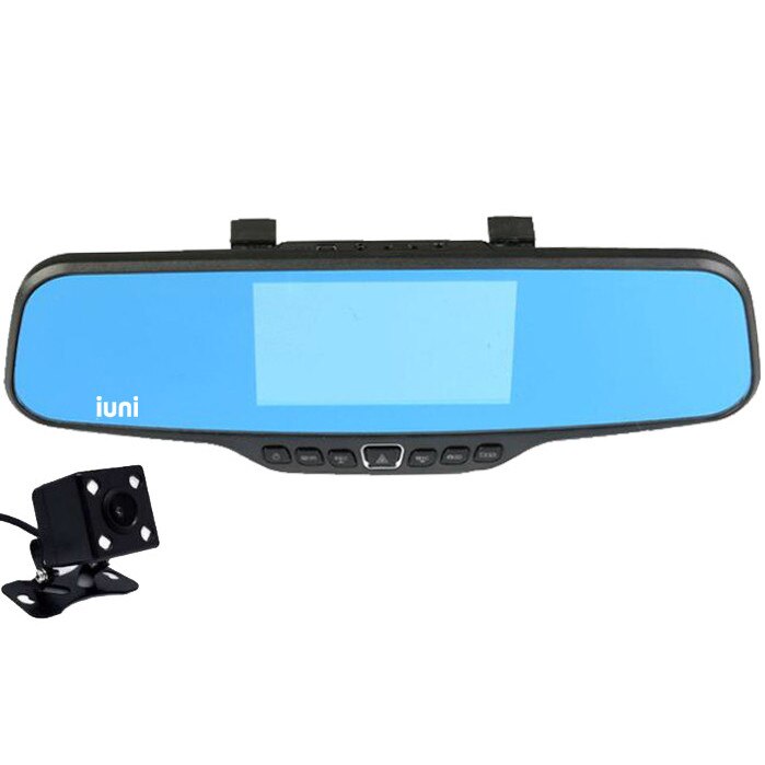 Camera Auto iUni Dash 811 Oglinda, Dual Cam, Full HD, Night Vision ...