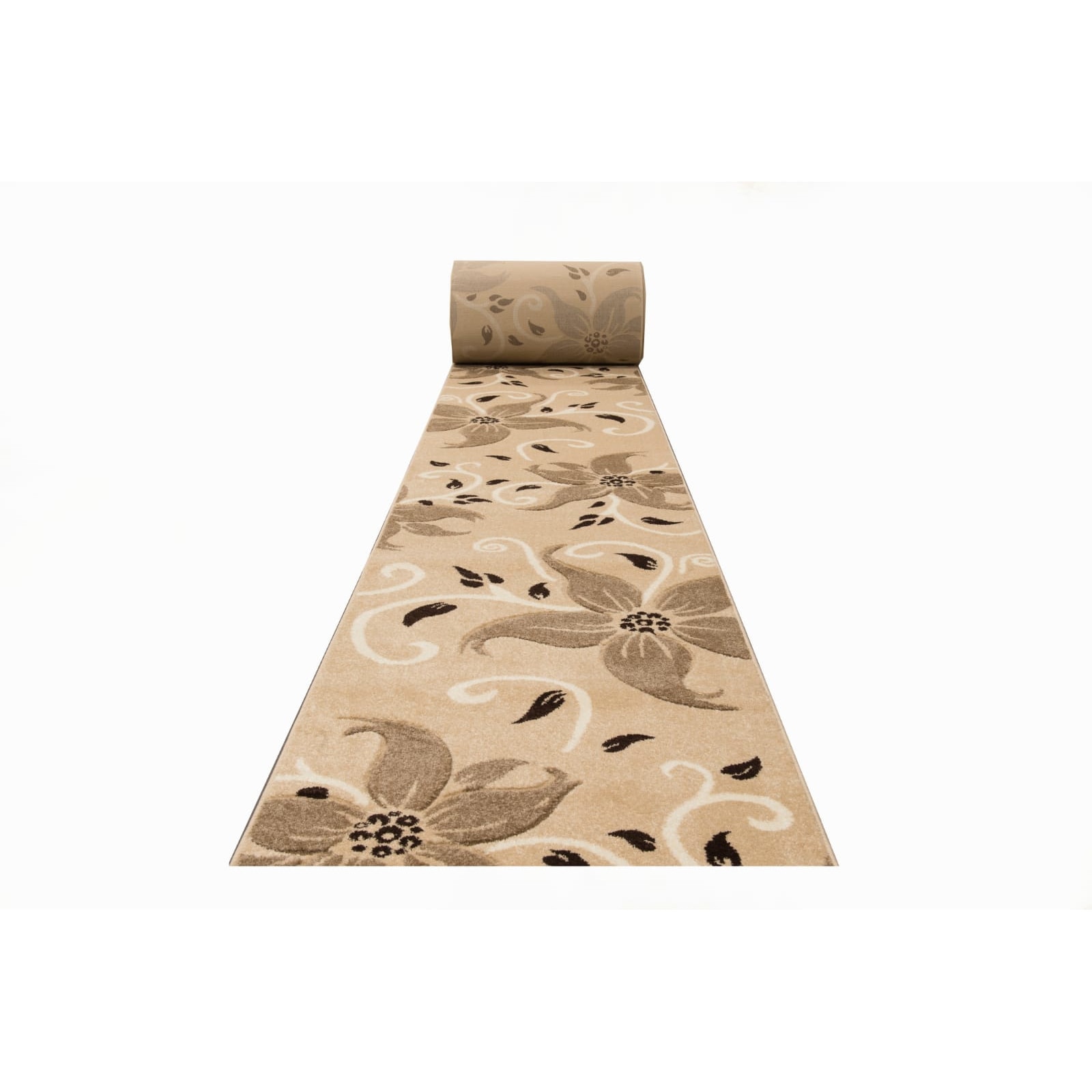 Traversa Bej-maro Gold Flowers 60 x 450 cm Decolis - eMAG.ro