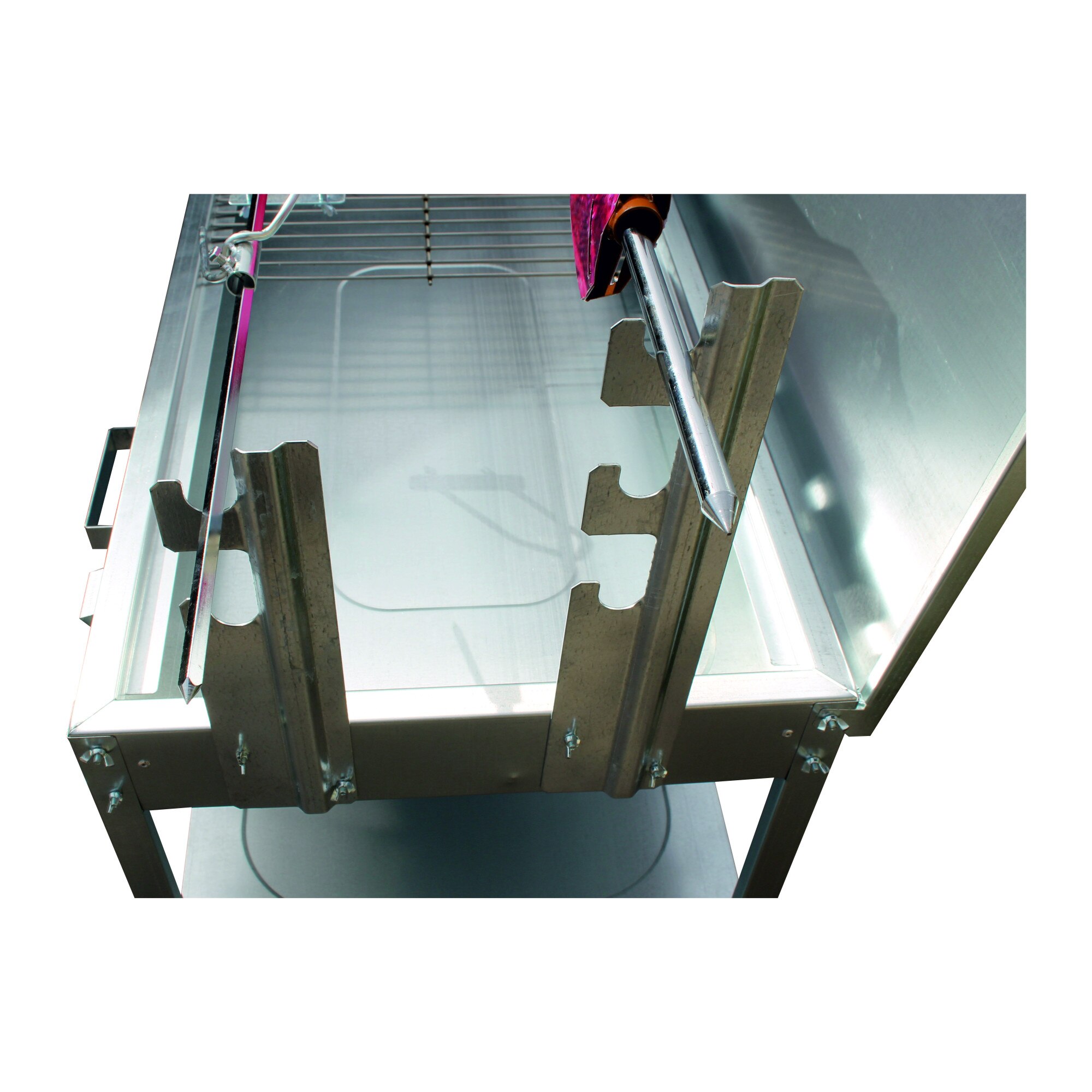Gratar PROTAP 150cm, Motor 220V/12V cu viteza reglabila - eMAG.ro