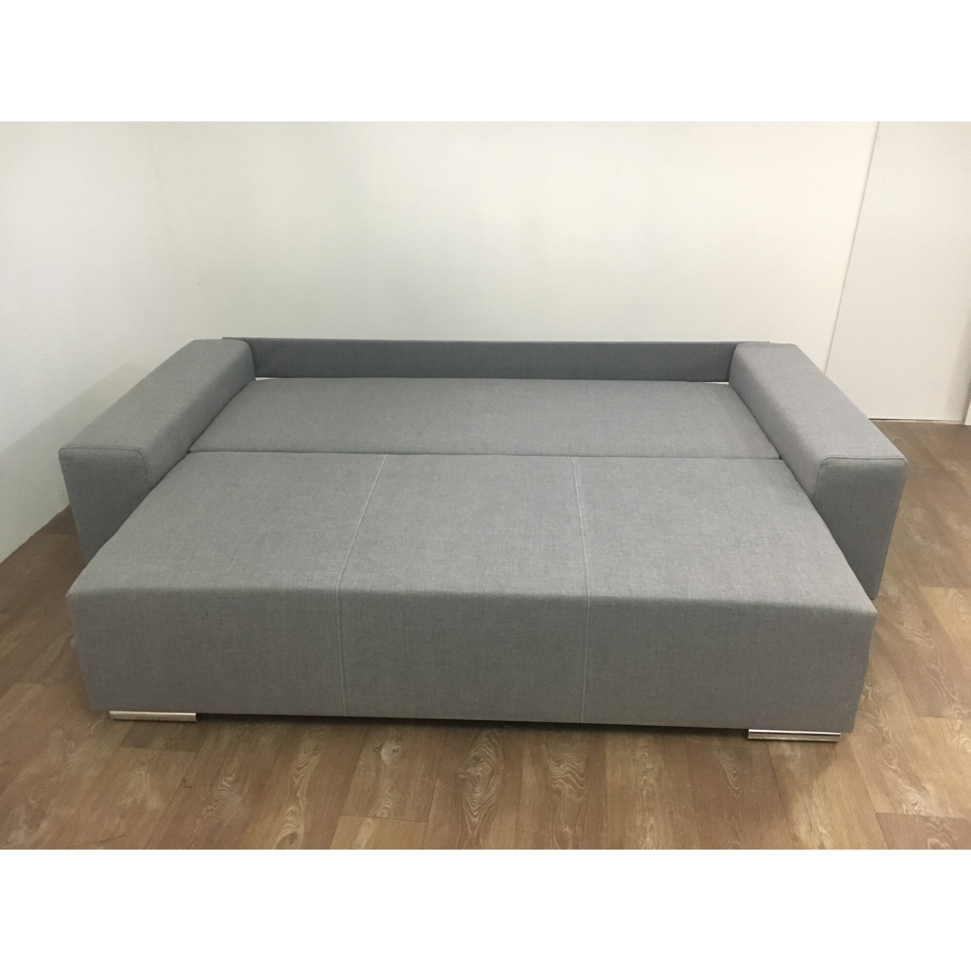 Canapea extensibila Urban, MobAmbient, Gri, material textil, extensie ...