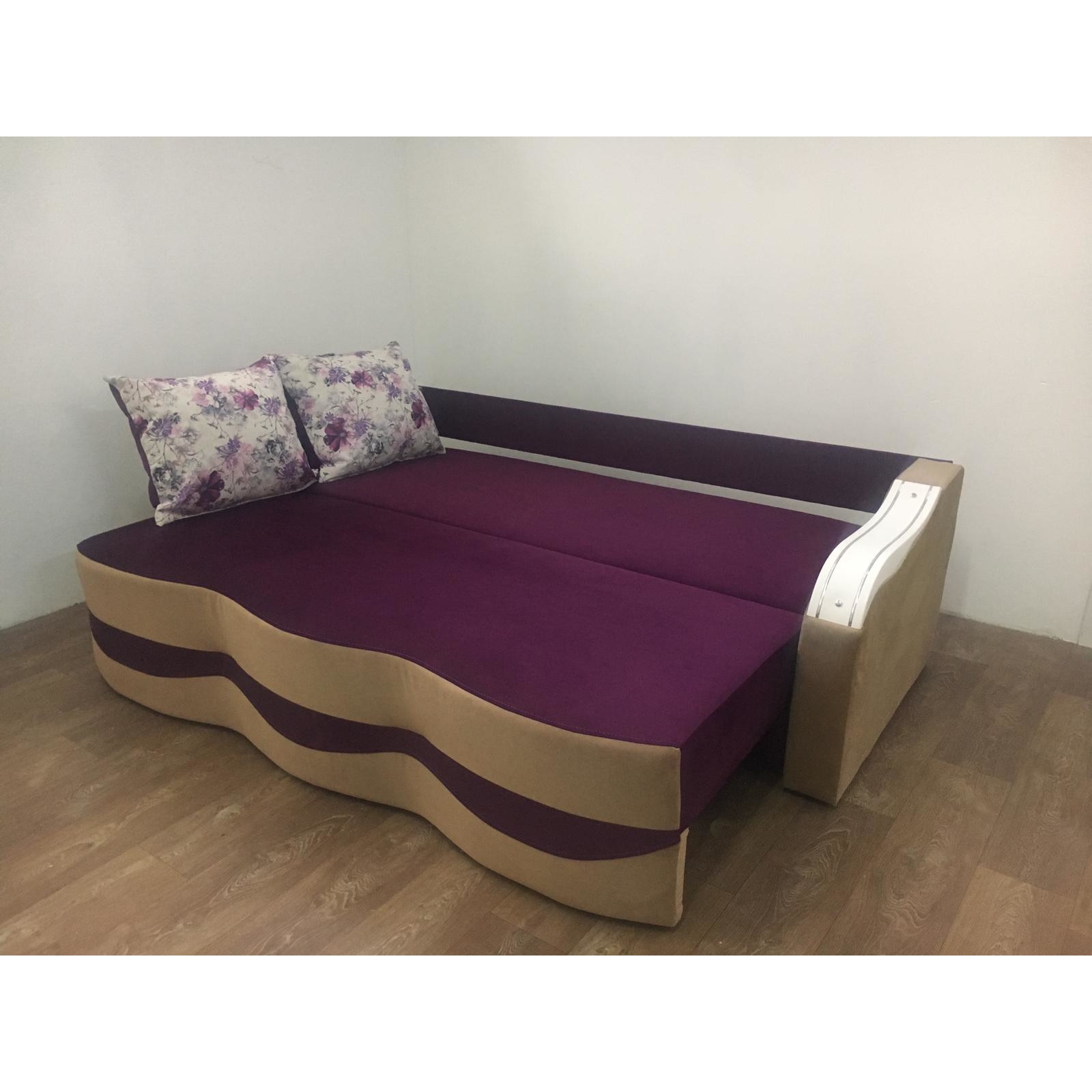 Canapea extensibila Milano, MobAmbient, Mov cu Cappuccino, material ...