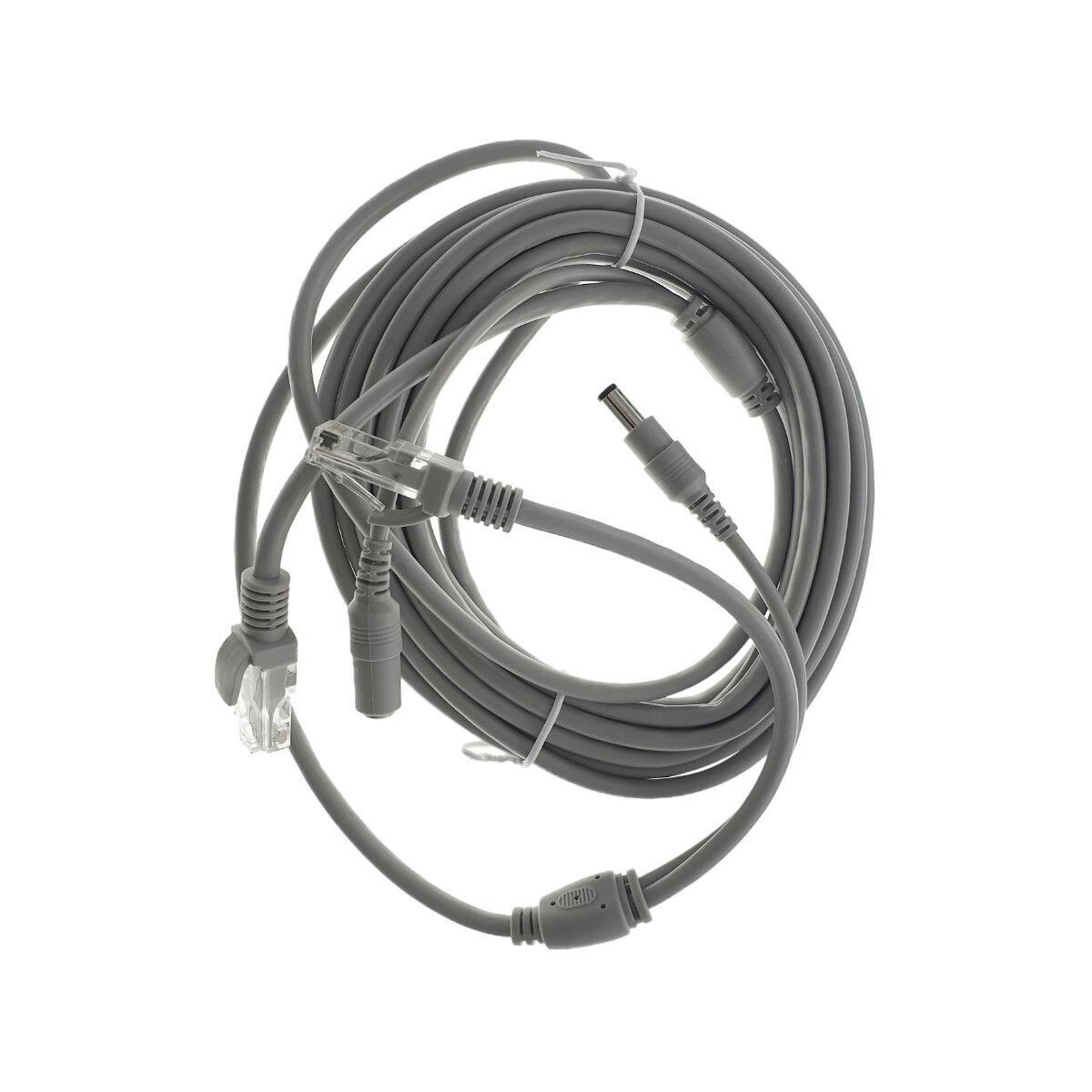 Cablu retea 5m pentru camera IP CCTV NVR,UTP Cat.5/5e,mufat 2XRJ45 si ...