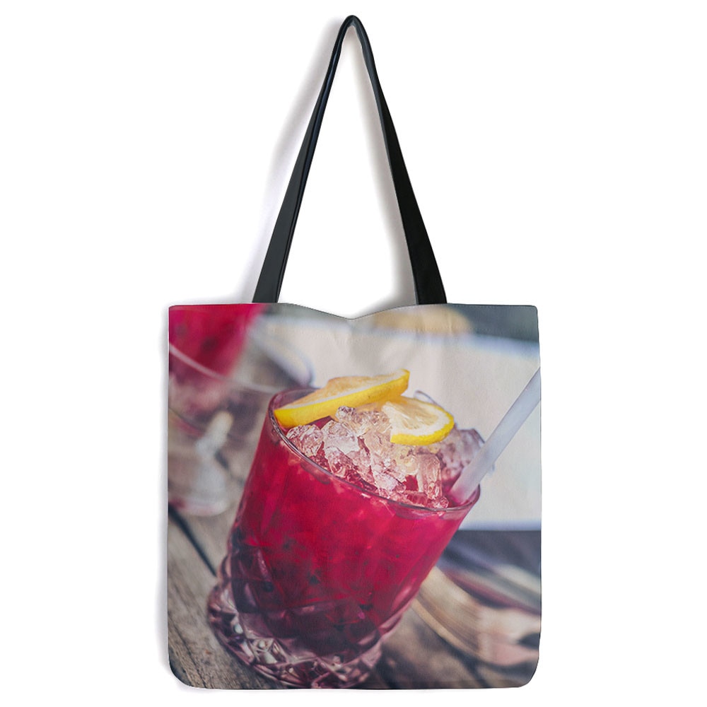 Geanta Tote Bag Culinar Moderna Bautura colorata cu gheata - eMAG.ro