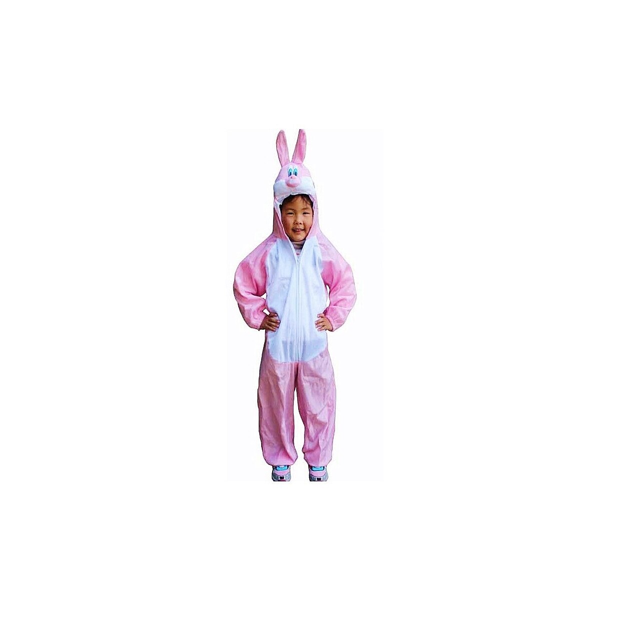 Costum salopeta iepuras Costumix Room, roz, 5-6 ani - eMAG.ro