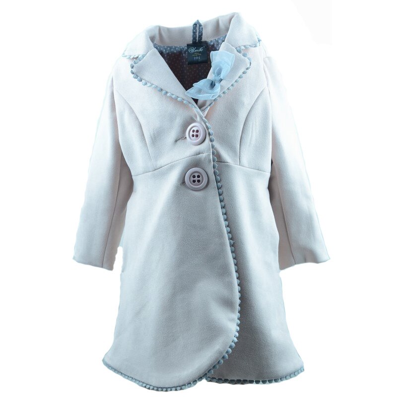 Pardesiu elegant fete Umbo UMBF3, Roz, 134 - eMAG.ro