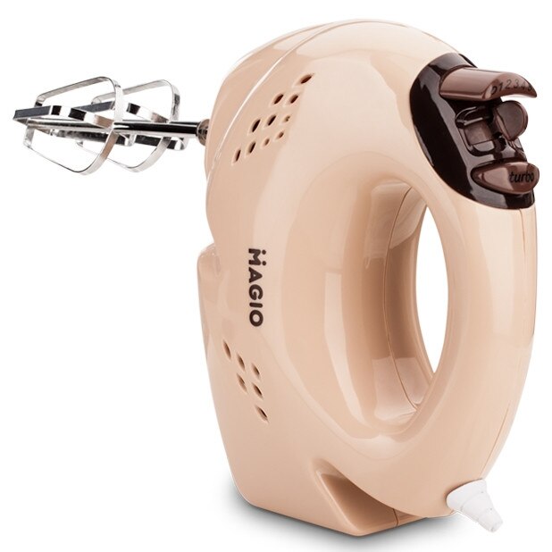 Mixer MAGIO MG-950 - 300 W - 5 viteze + Turbo - Crem - eMAG.ro