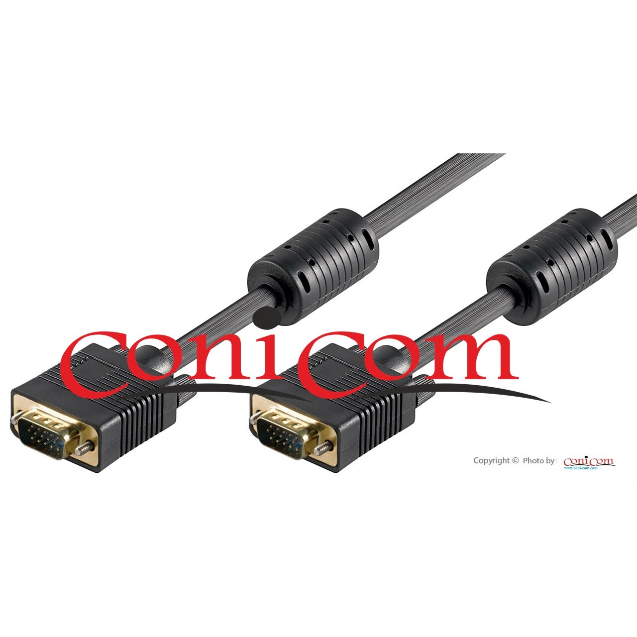 Кабел за монитор VGA /VGA 15 m,, Full HD SVGA, позлатен, VGA мъжки (15 ...
