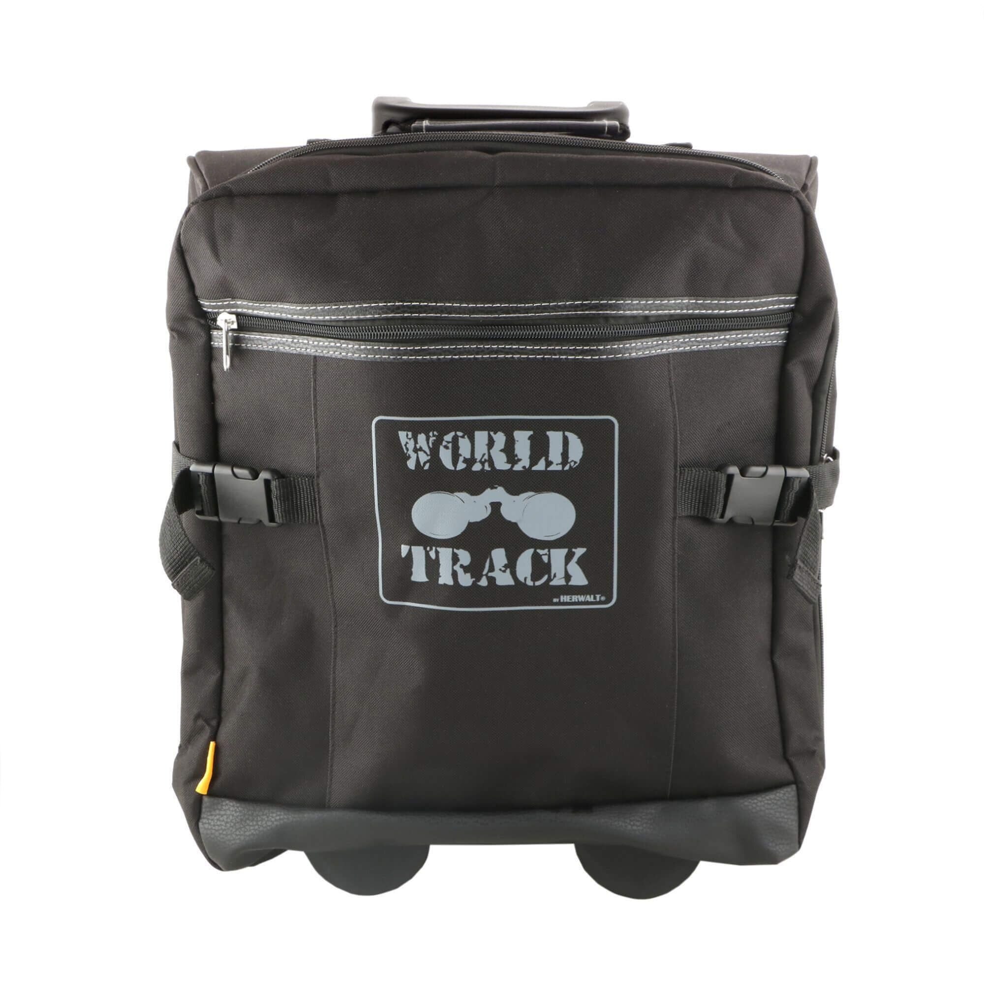 Geanta tip troler Outbreak, 46 x 36 x 20 cm, poliester, 2 roti, Negru ...