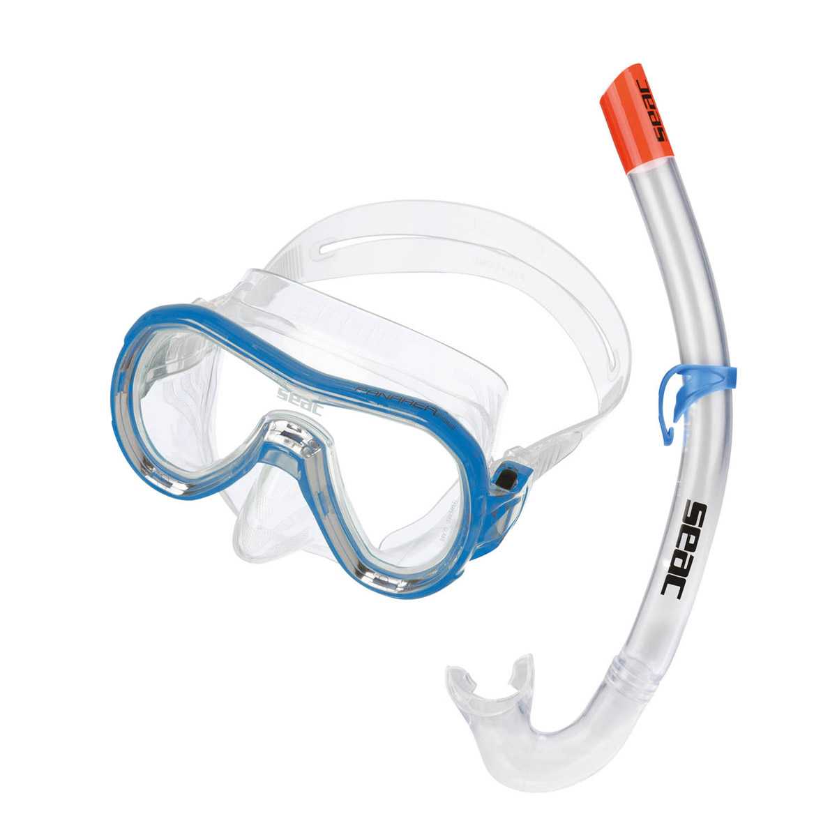 Set snorkeling Seac - BIS PANAREA MD SILTRA, Albastru - eMAG.ro
