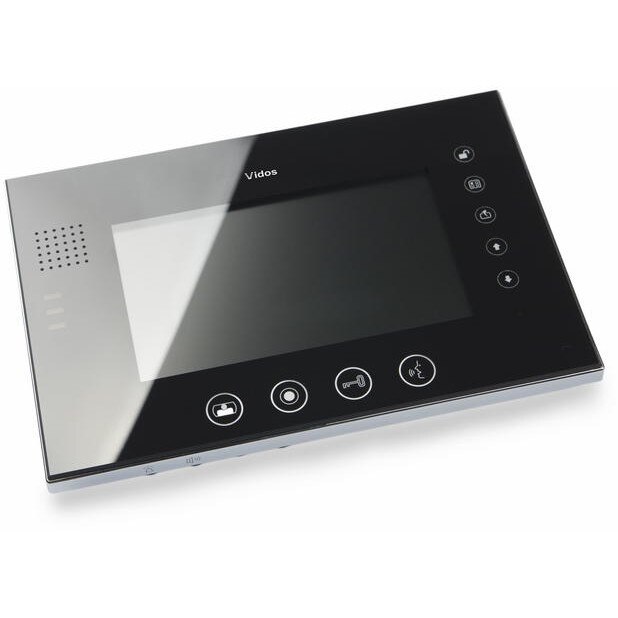 Videointerfon, VIDOS, 241 x 161 x 23 mm, Negru - eMAG.ro