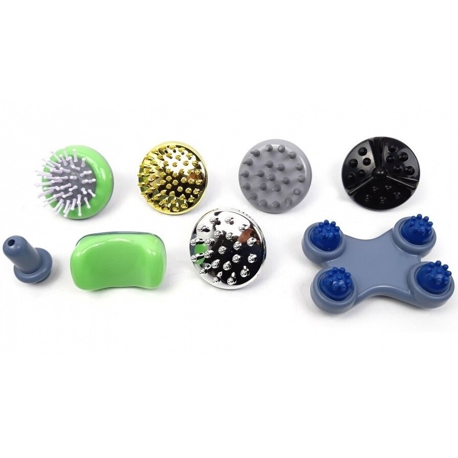 Aparat de masaj 8 in 1 Blueidea Magic Massager, 8 capete, 220V - eMAG.ro