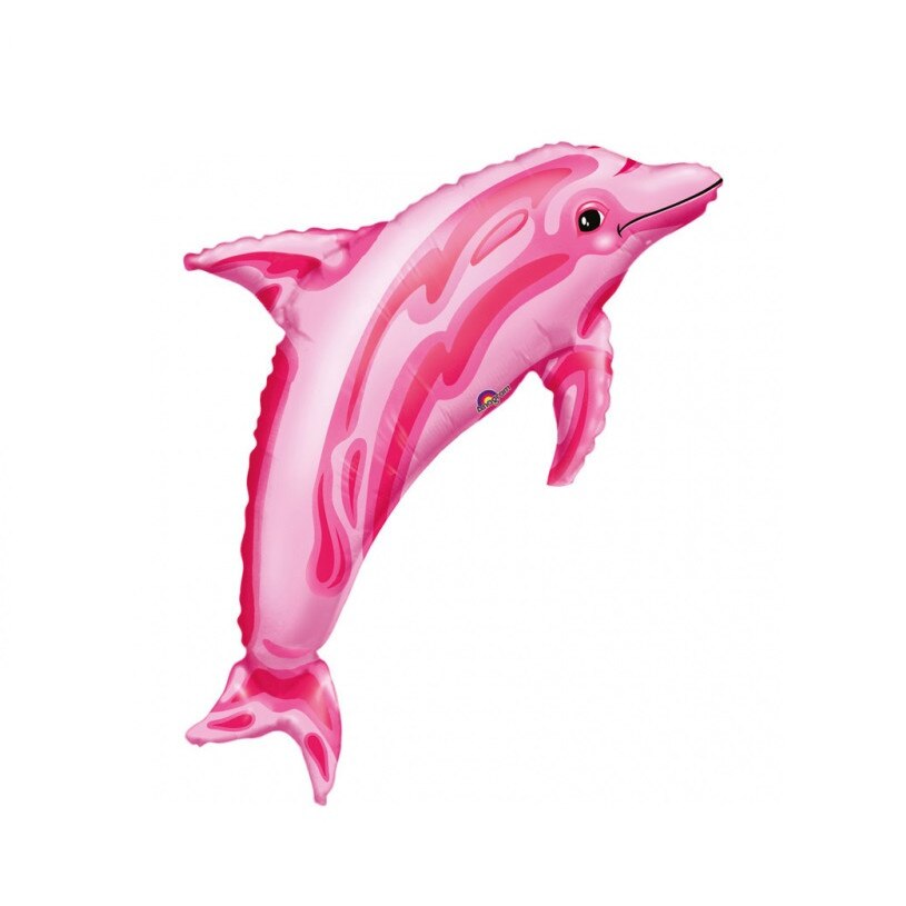 Balon folie delfin roz 56 x 85cm - eMAG.ro