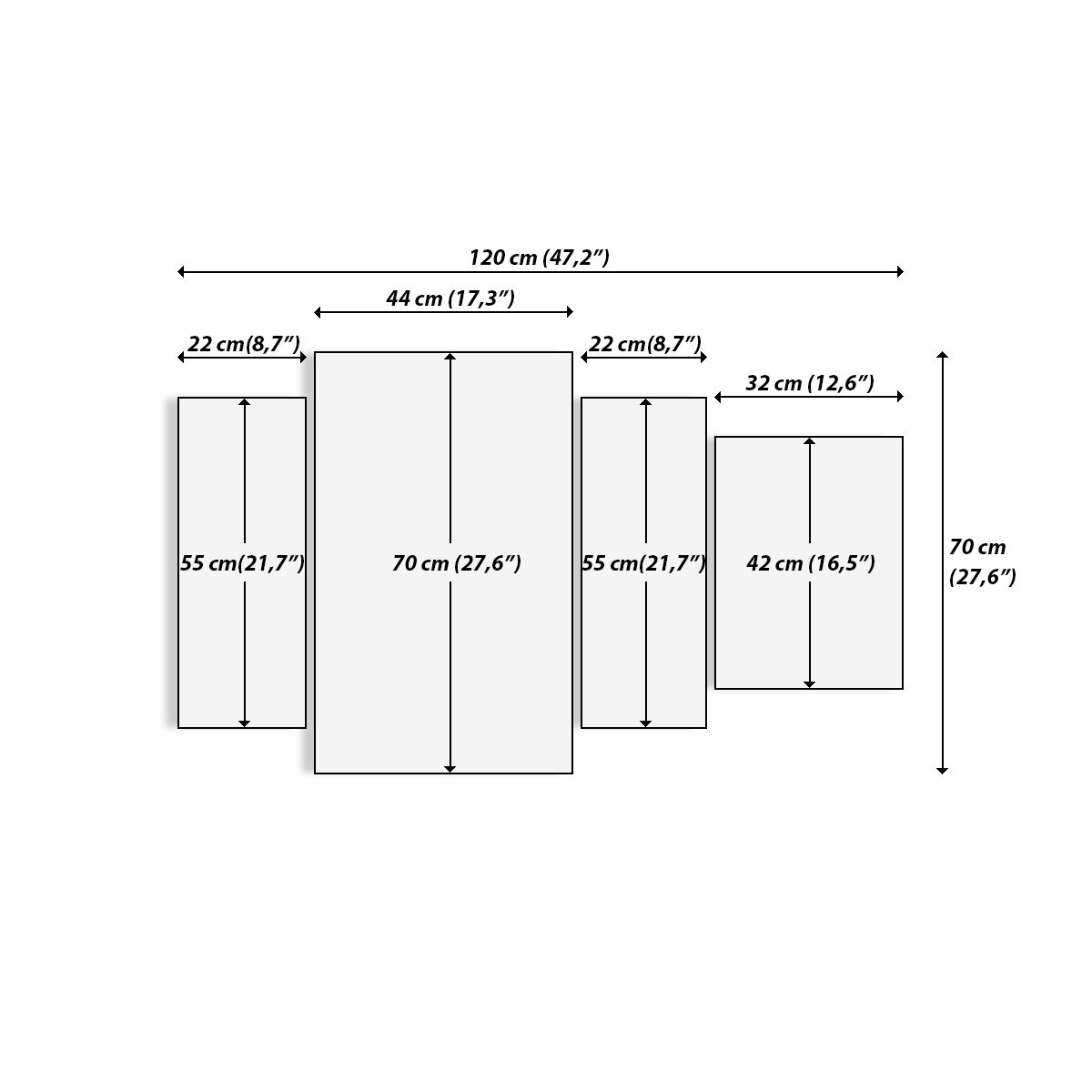 Tablou pe sticla 120x70 cm, Parc Felinar, GDL120x70-3035 - eMAG.ro