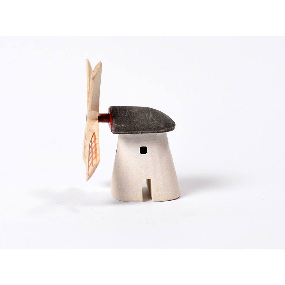 Suvenir mini moara de vant traditionala din Moldova BumbuToys, din lemn ...